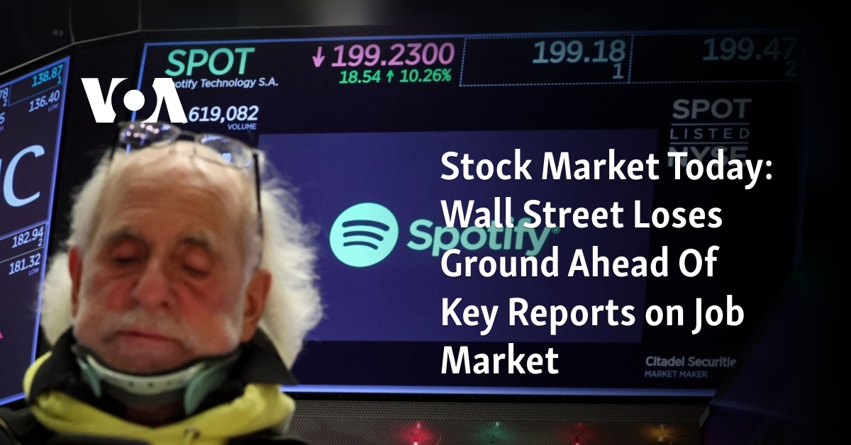 Stock Market Today: Wall Street Loses Ground Ahead of Key Reports on ...