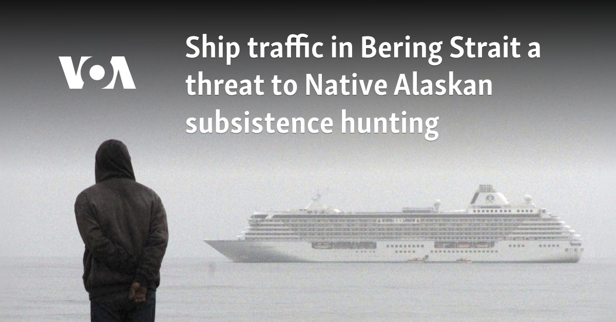 Ship traffic in Bering Strait a threat to Native Alaskan subsistence ...