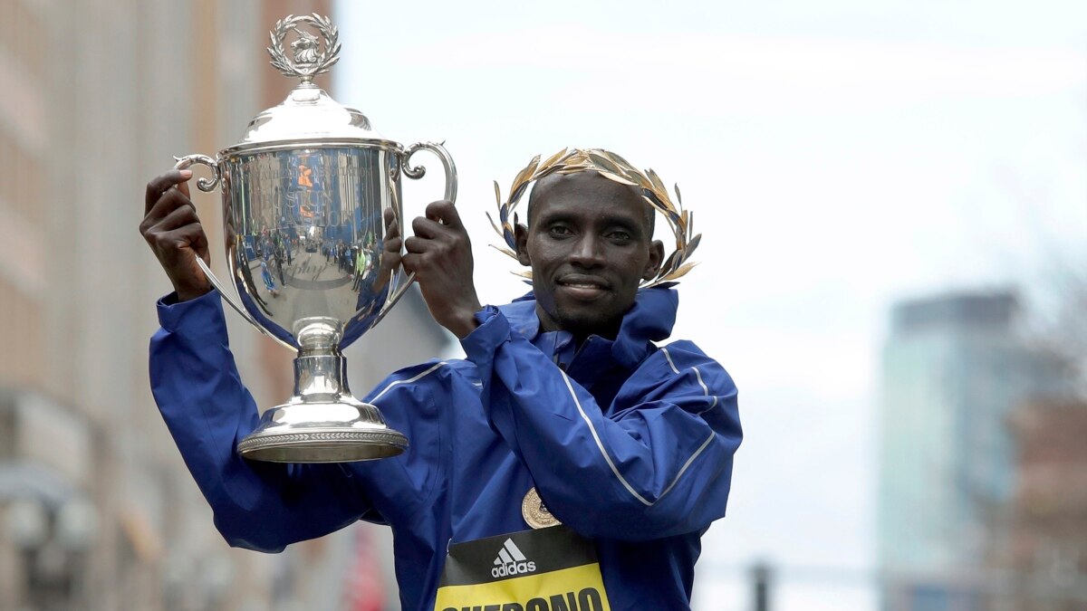 Kenya's Cherono Wins Men's Boston Marathon in Sprint to Tape