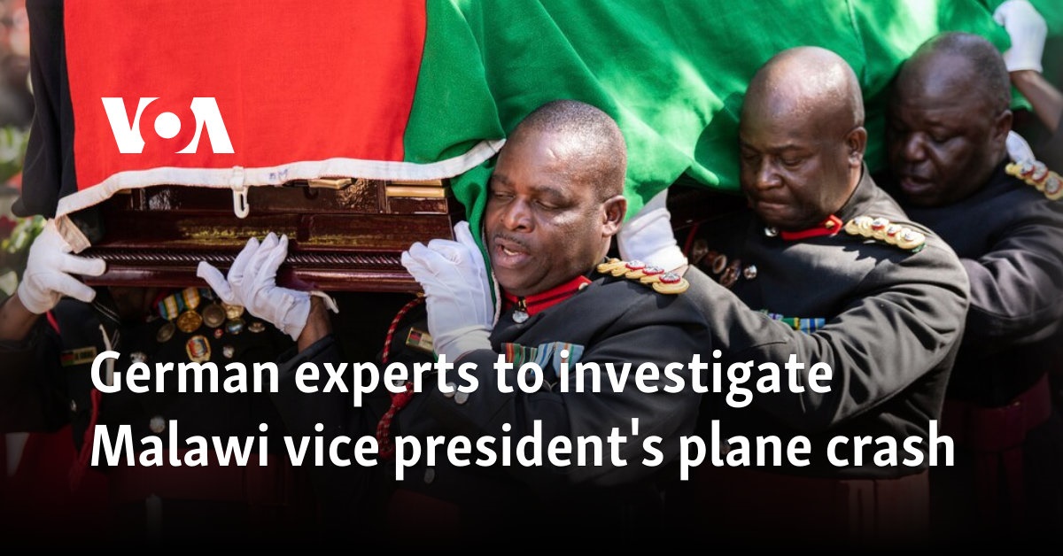 German experts to investigate Malawi vice president's plane crash