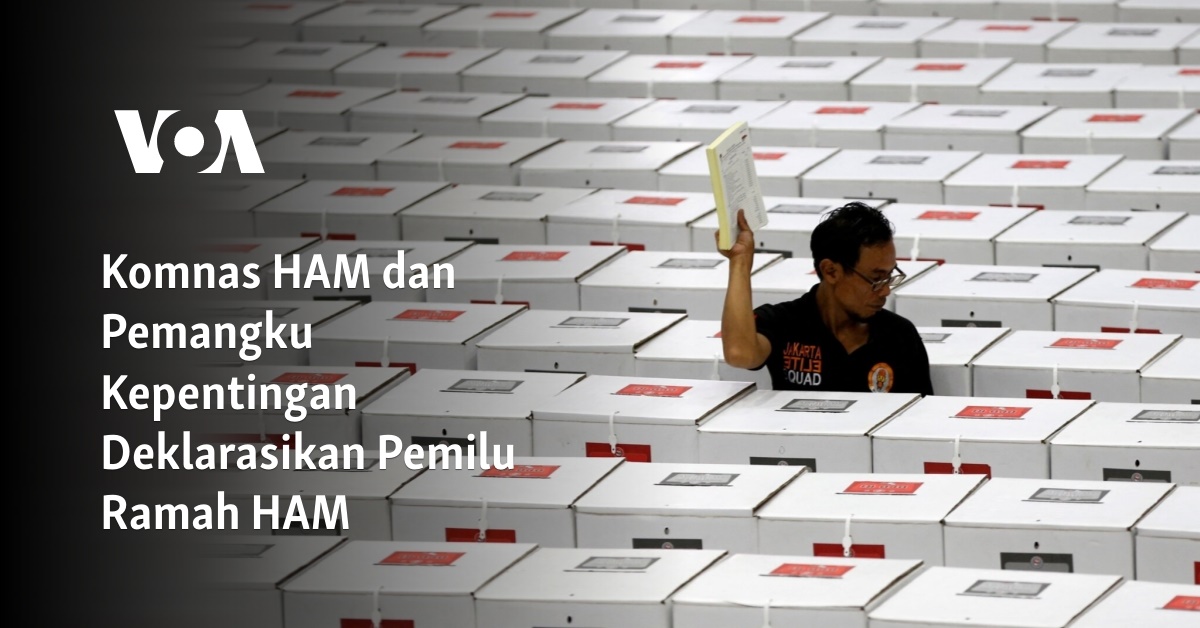 Komnas HAM dan Pemangku Kepentingan Deklarasikan Pemilu Ramah HAM