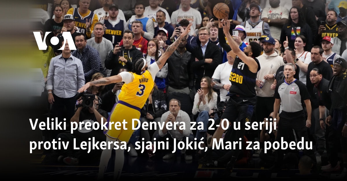 Veliki preokret Denvera za 2-0 u seriji protiv Lejkersa, sjajni Jokić ...