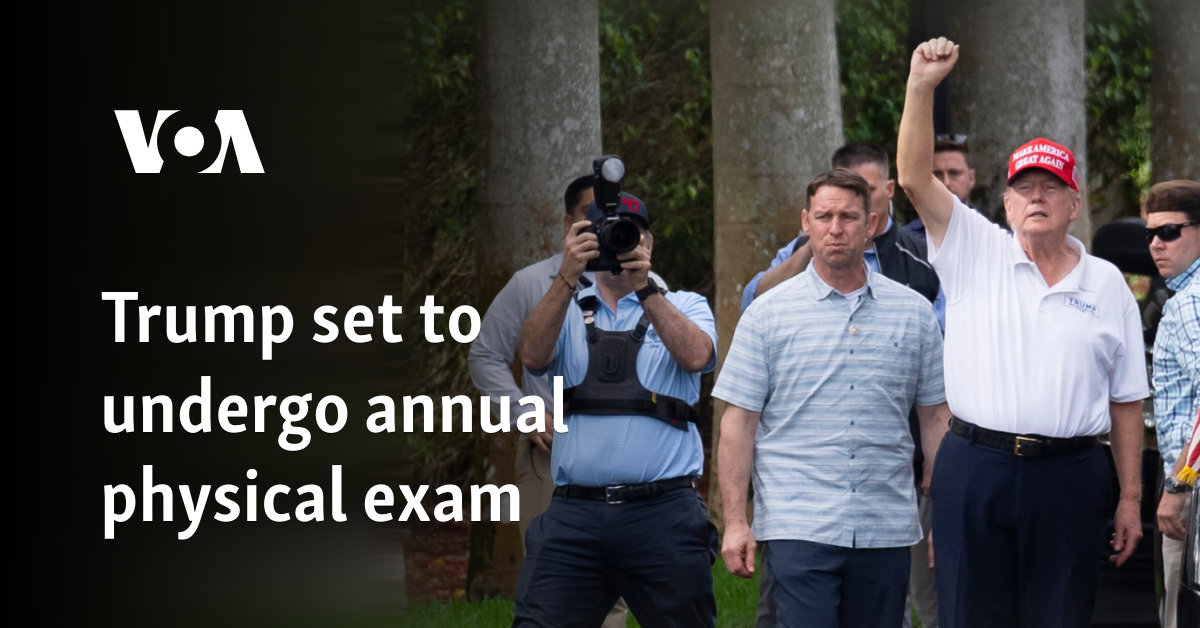 Trump set to undergo annual physical exam