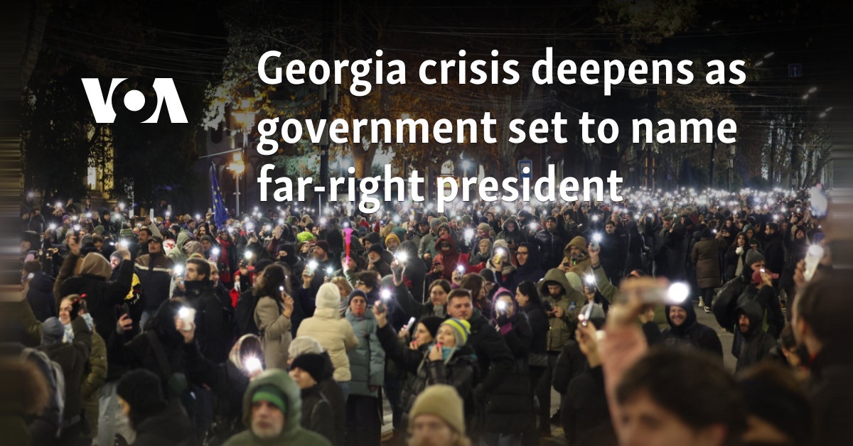 Georgia crisis deepens as government set to name far-right president