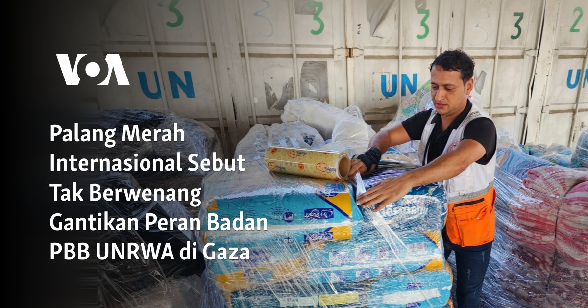 Palang Merah Internasional Sebut Tak Berwenang Gantikan Peran Badan PBB ...