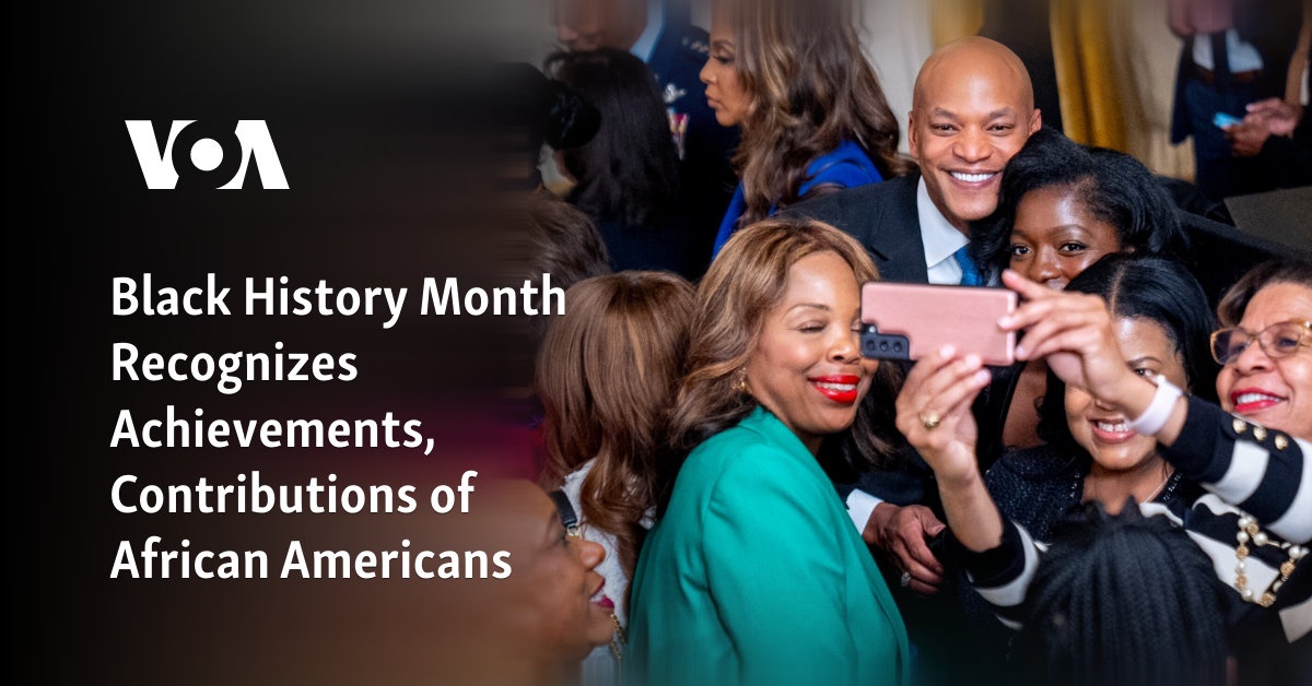 Black History Month Recognizes Achievements, Contributions of African ...