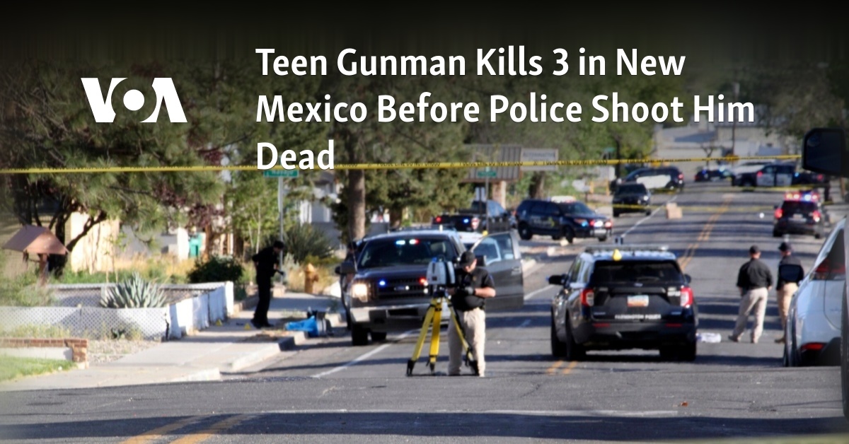 Teen Gunman Kills 3 In New Mexico Before Police Shoot Him Dead