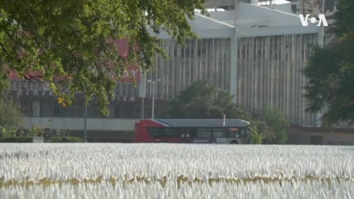 COVID Flags Installation USAGM