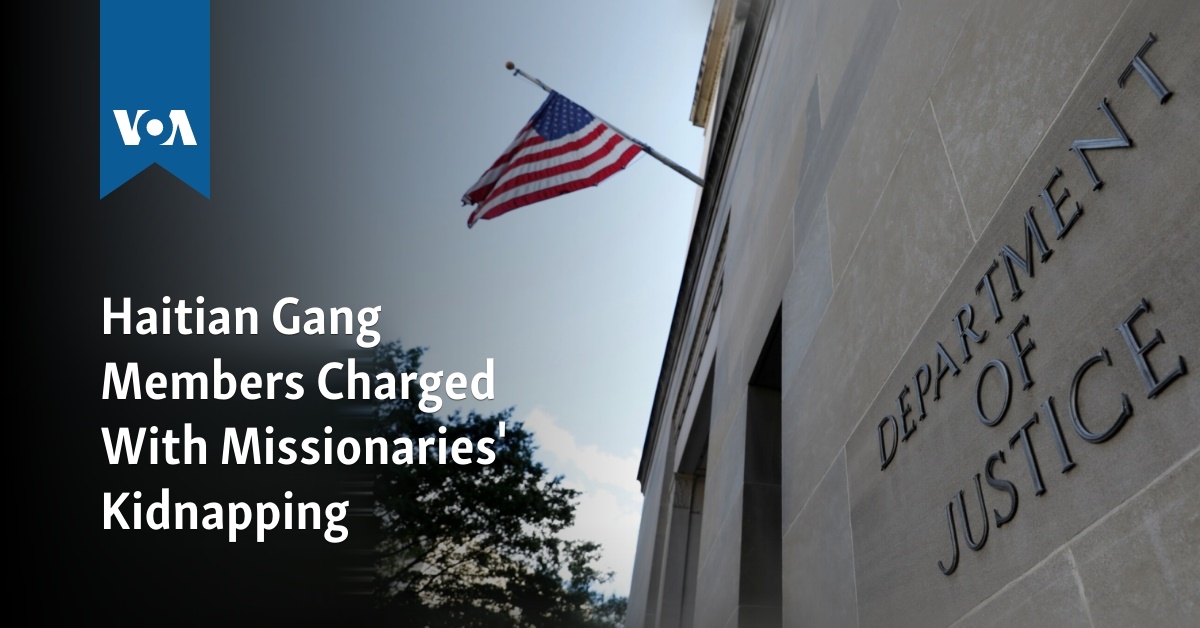 Haitian Gang Members Charged With Missionaries' Kidnapping