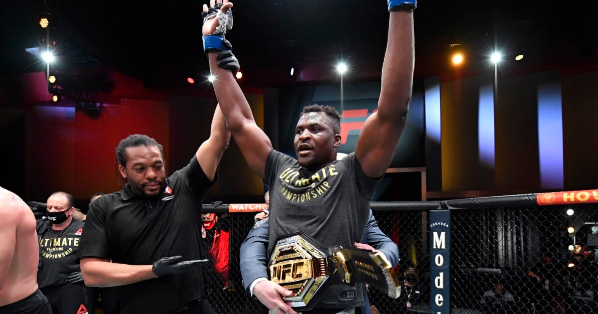 Francis Ngannou en tête d'affiche pour son nouveau combat à Ryad
