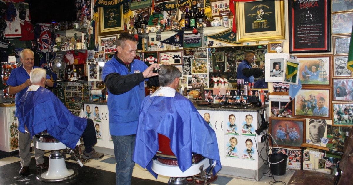 Barber Shop Rugby Shrine Unites South Africans