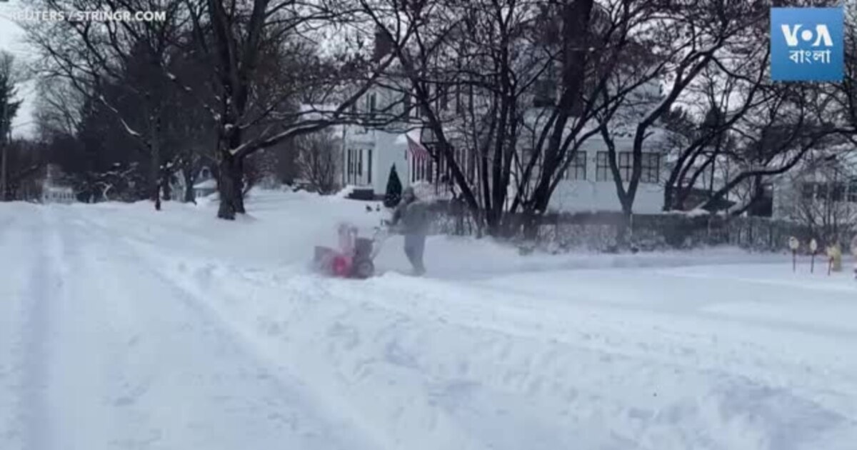 যুক্তরাষ্ট্রের কিছু অংশে আঘাত হেনেছে শীতকালীন ঝড়
