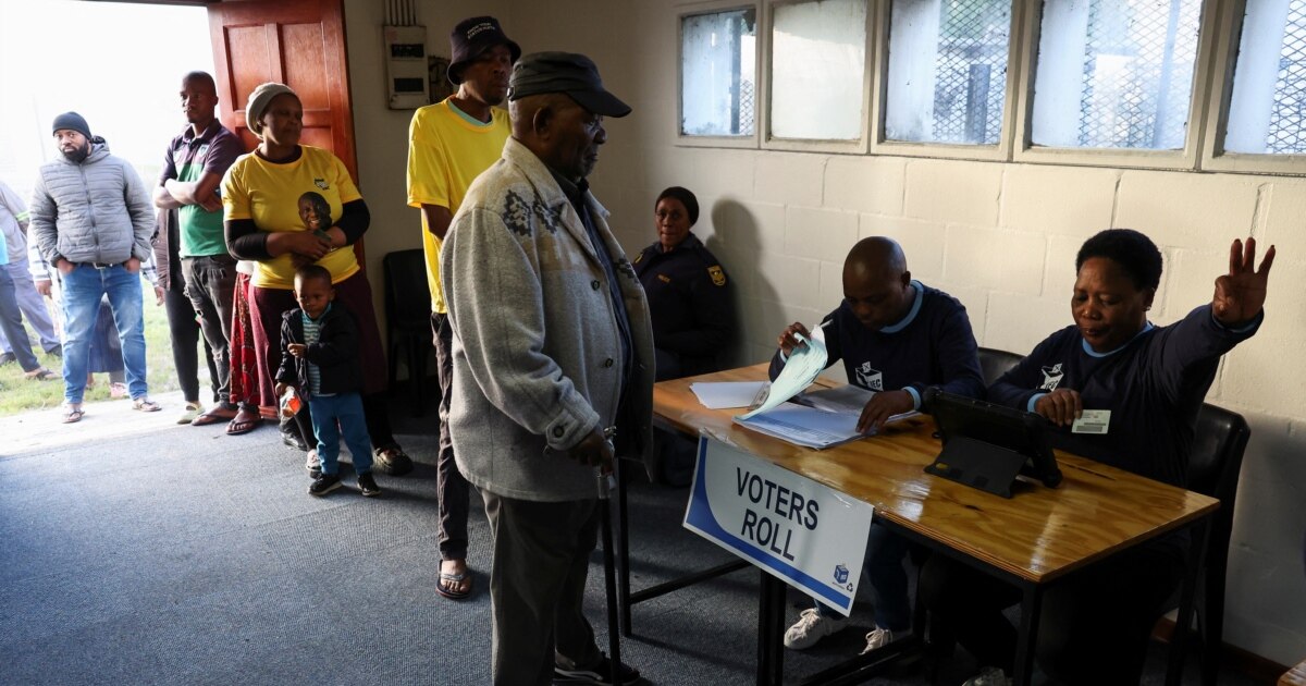 South Africans Vote in Most Competitive Election Since End of Apartheid