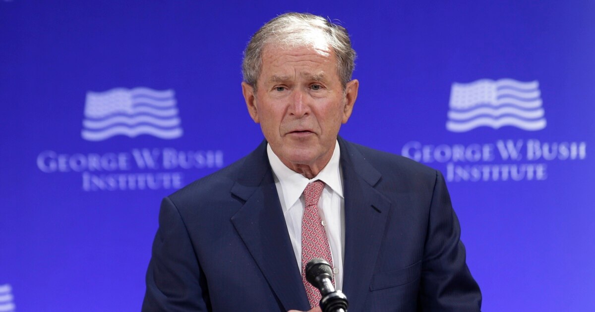Ex-US President Bush Deplores Country's Political Divisiveness