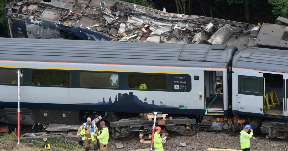 Investigation Confirms Landslide Caused Scotland Train Derailment