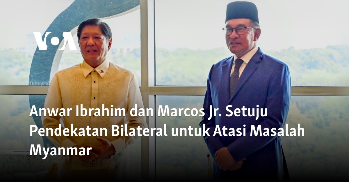 Anwar Ibrahim dan Marcos Jr. Setuju Pendekatan Bilateral untuk Atasi ...