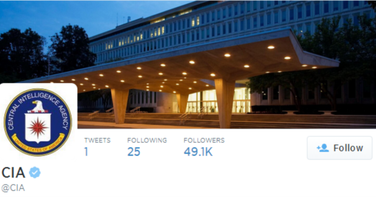 CIA Goes Viral, Joins Twitter, Facebook