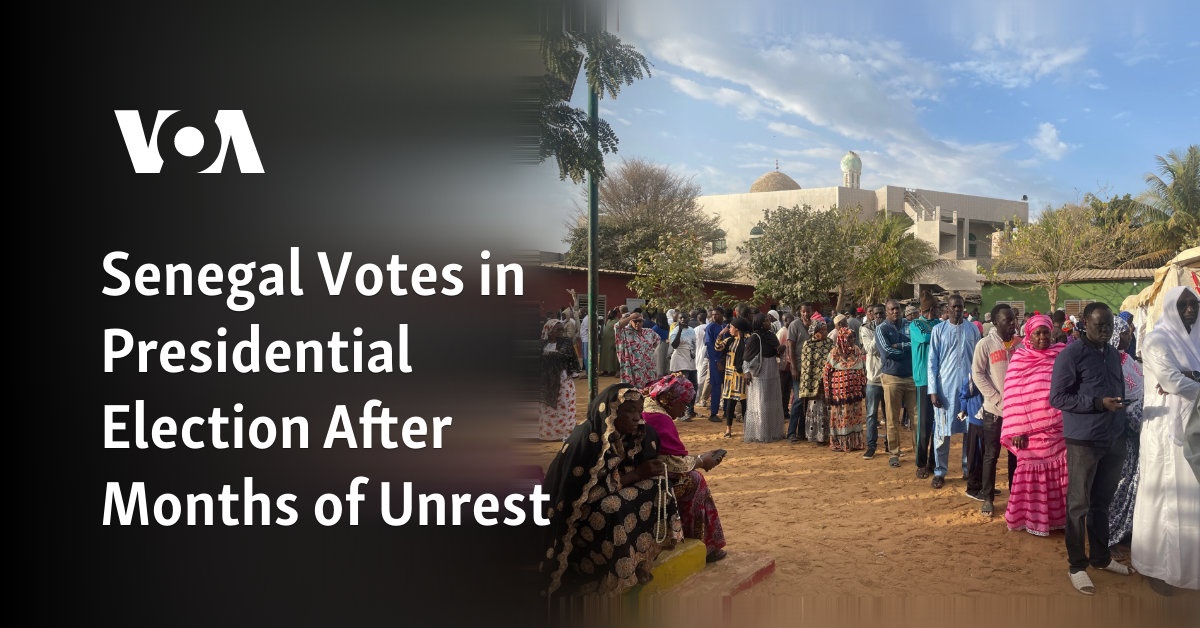 Senegal Votes in Presidential Election After Months of Unrest