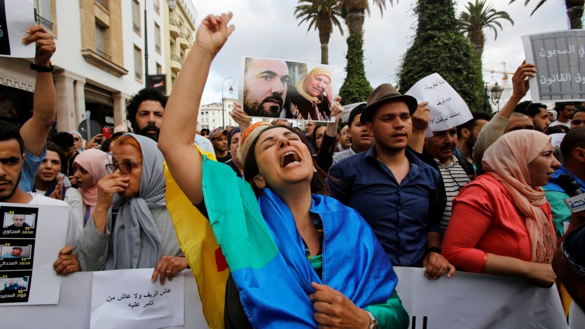 Moroccan Protest Leader's 20-Year Sentence Sets Off Marches