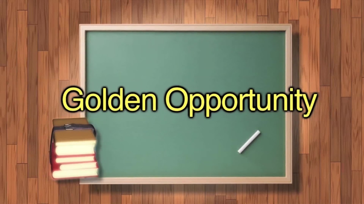 English in a Minute: Golden Opportunity