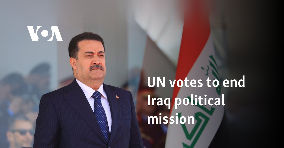 UN votes to end Iraq political mission