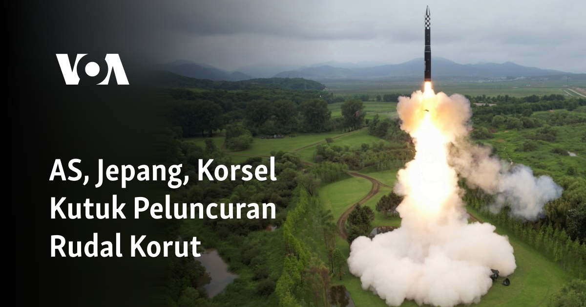 AS, Jepang, Korsel Kutuk Peluncuran Rudal Korut