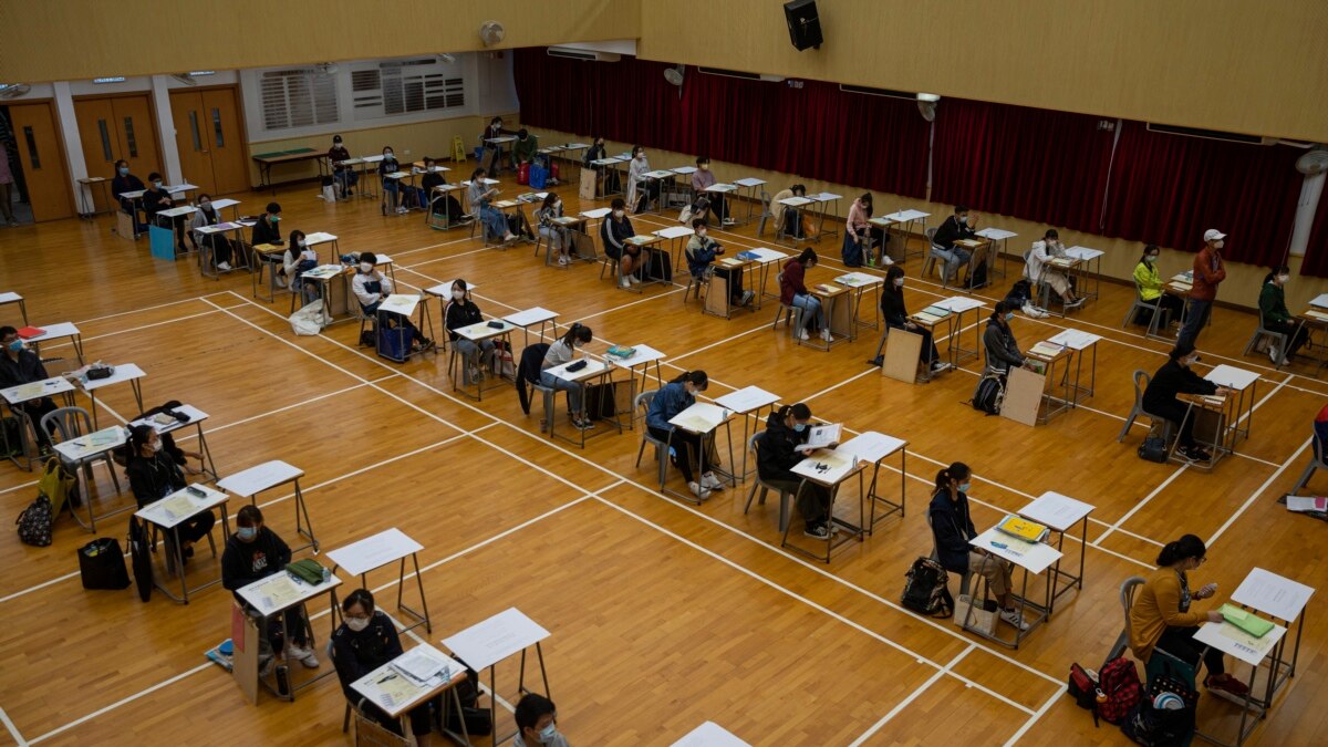 Students in Hong Kong Are Taking High School Final Exams