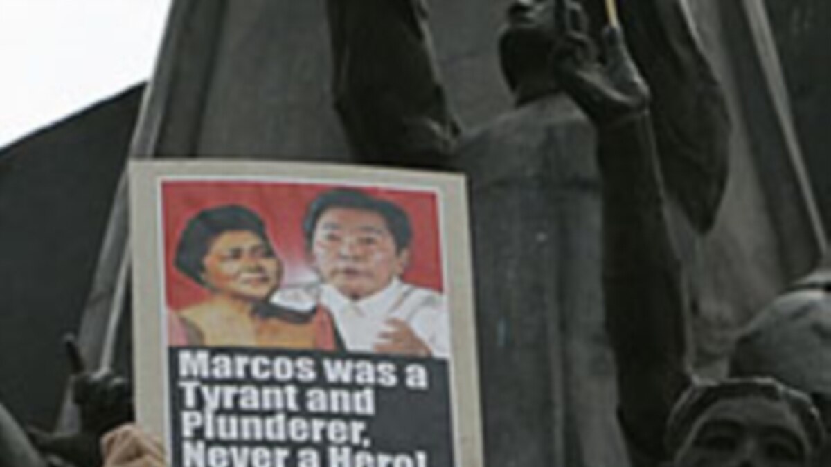 Philippines Rules Out Hero's Burial for Marcos