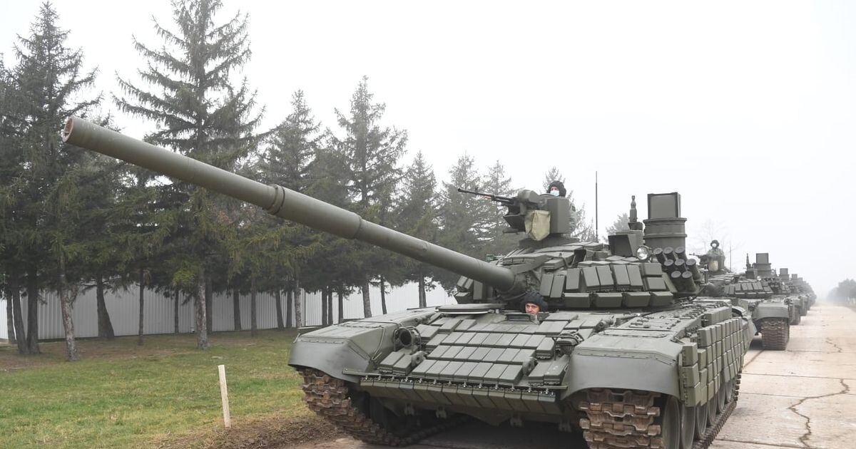 U Nišu prikazani tenkovi koje je Srbija dobila od Rusije