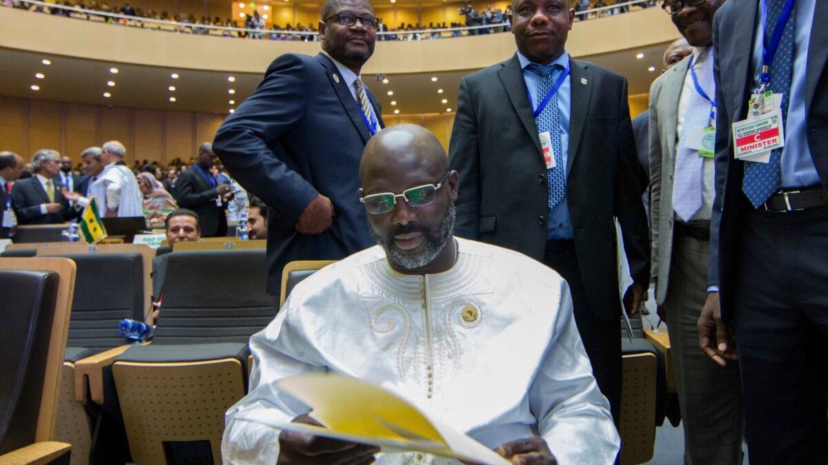 Liberia's George Weah Pays First Official Visit to France