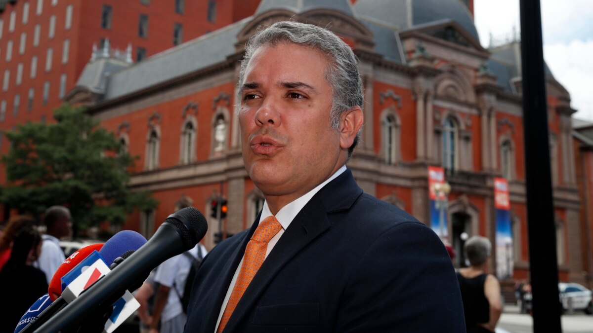 Colombia President-elect Duque Names Cabinet Members