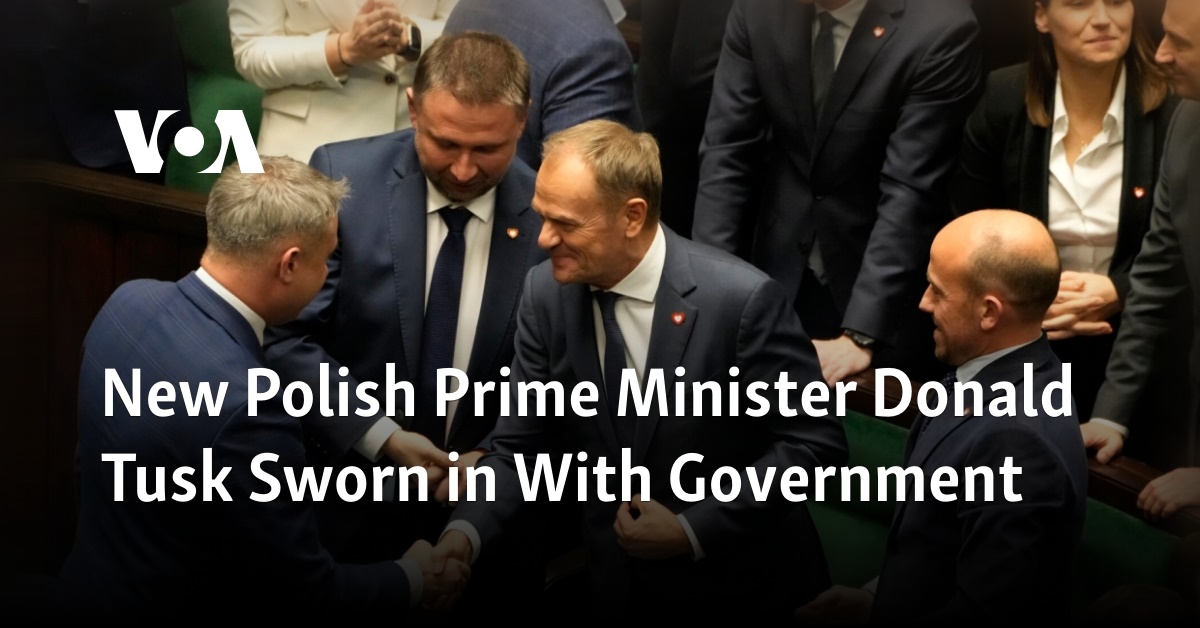 New Polish Prime Minister Donald Tusk Sworn in With Government