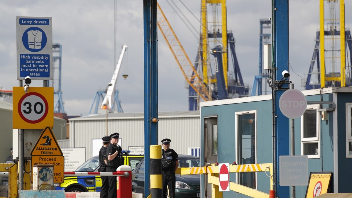 UK Officials: 35 People Found in Shipping Container