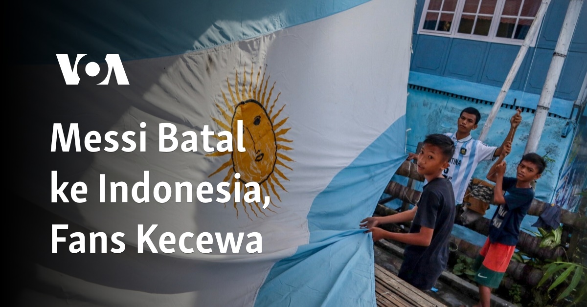 Messi Batal ke Indonesia, Fans Kecewa Messi Batal ke Indonesia, Fans Kecewa