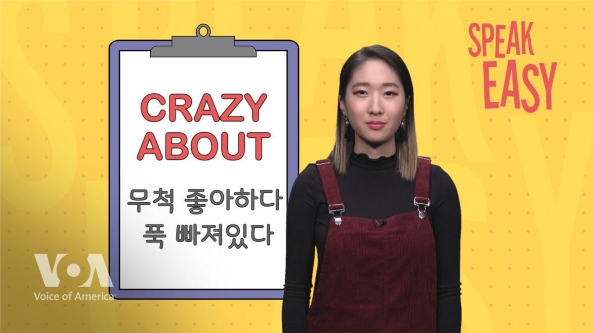[Speak Easy] 무엇에 푹 빠졌을 때 'Crazy about'