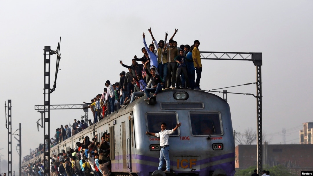 Overloaded Train