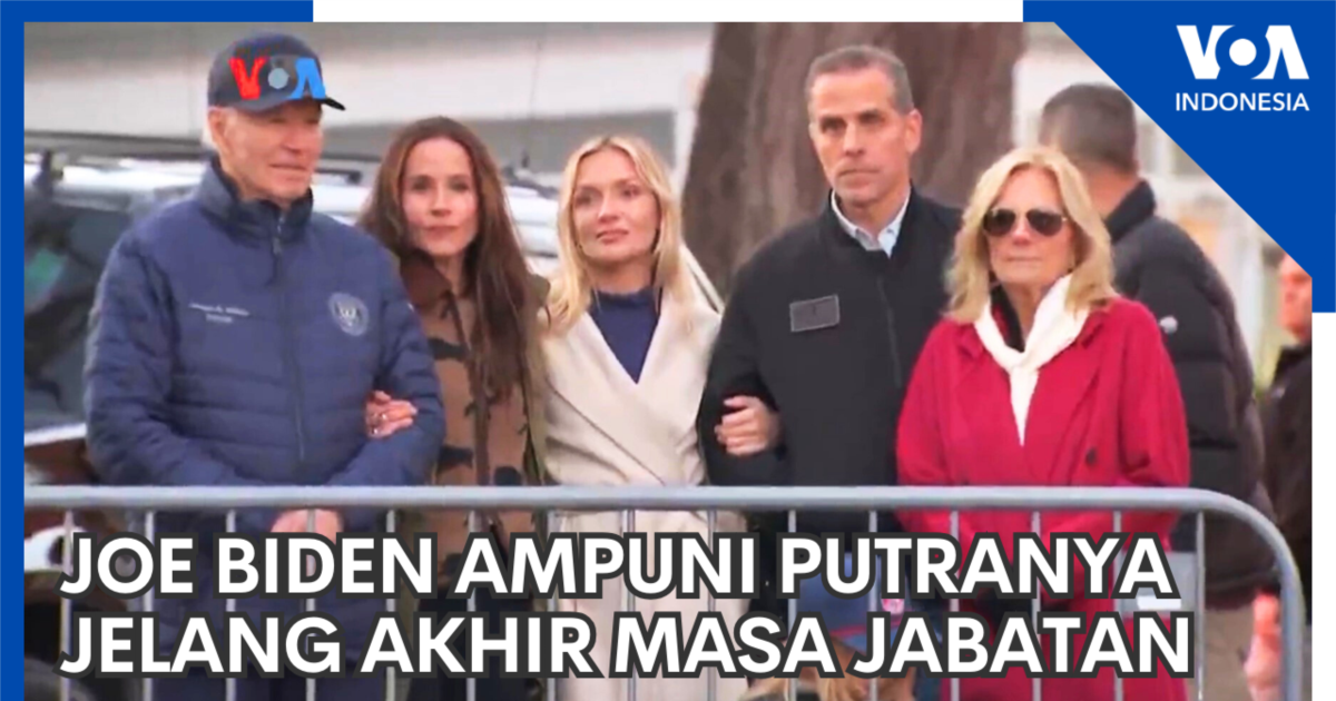 Joe Biden Ampuni Putranya Jelang Akhir Masa Jabatan