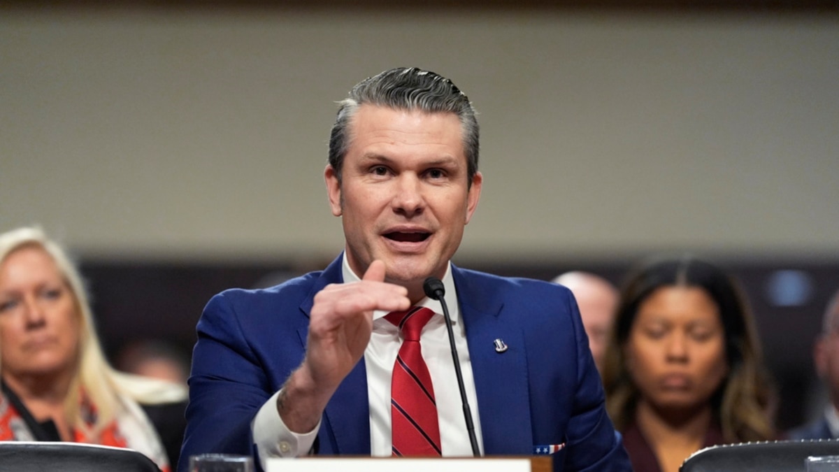 Confirmation hearing begins for Trump nominee to oversee U.S. military