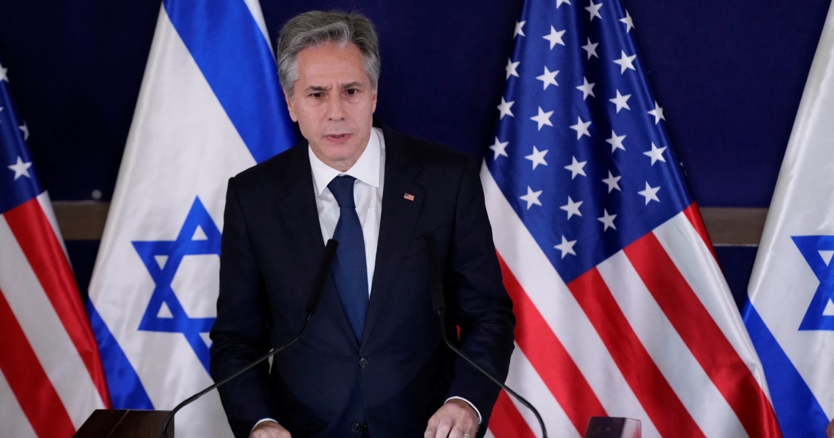 Blinken di Israel