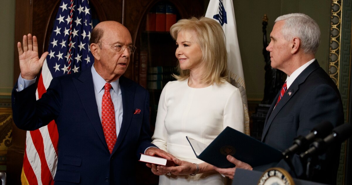 Wilbur Ross Sworn In as US Secretary of Commerce