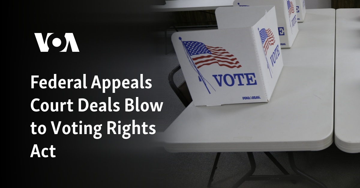 Federal Appeals Court Deals Blow to Voting Rights Act