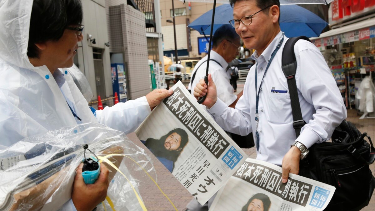 Japan Executes Last 6 Members of Subway Attack Cult