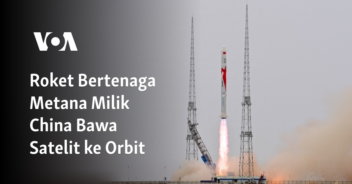 Roket Bertenaga Metana Milik China Bawa Satelit ke Orbit
