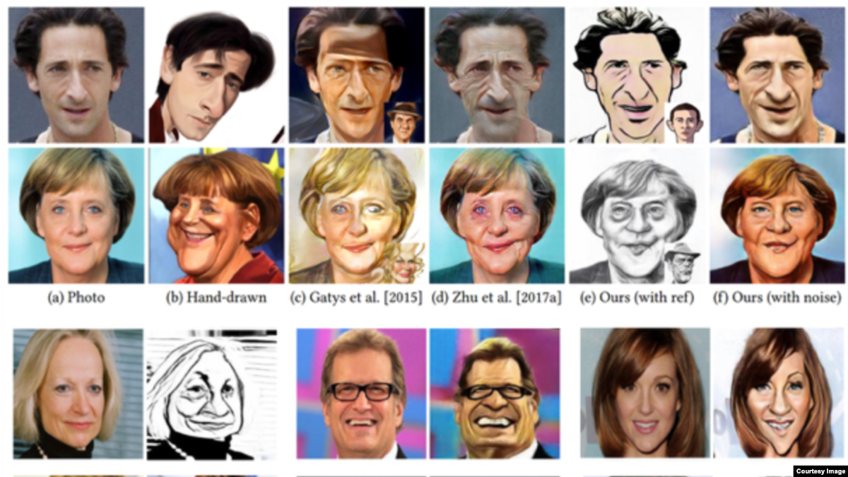 AI for Fun: Machine Learning Makes Caricature Faces