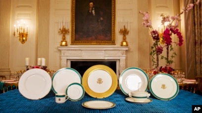 Obama White House China Pattern First Lady Eleanor Roosevelt Announced