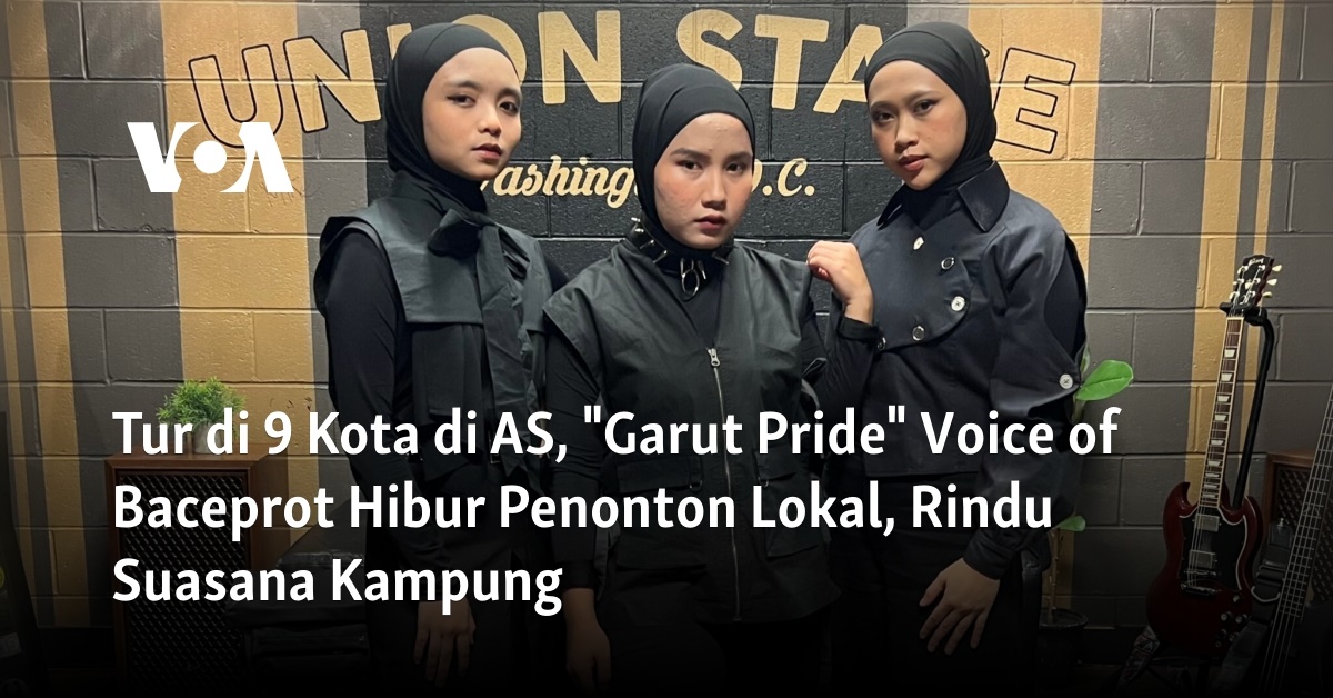 Tur di 9 Kota di AS, "Garut Pride" Voice of Baceprot Hibur Penonton ...