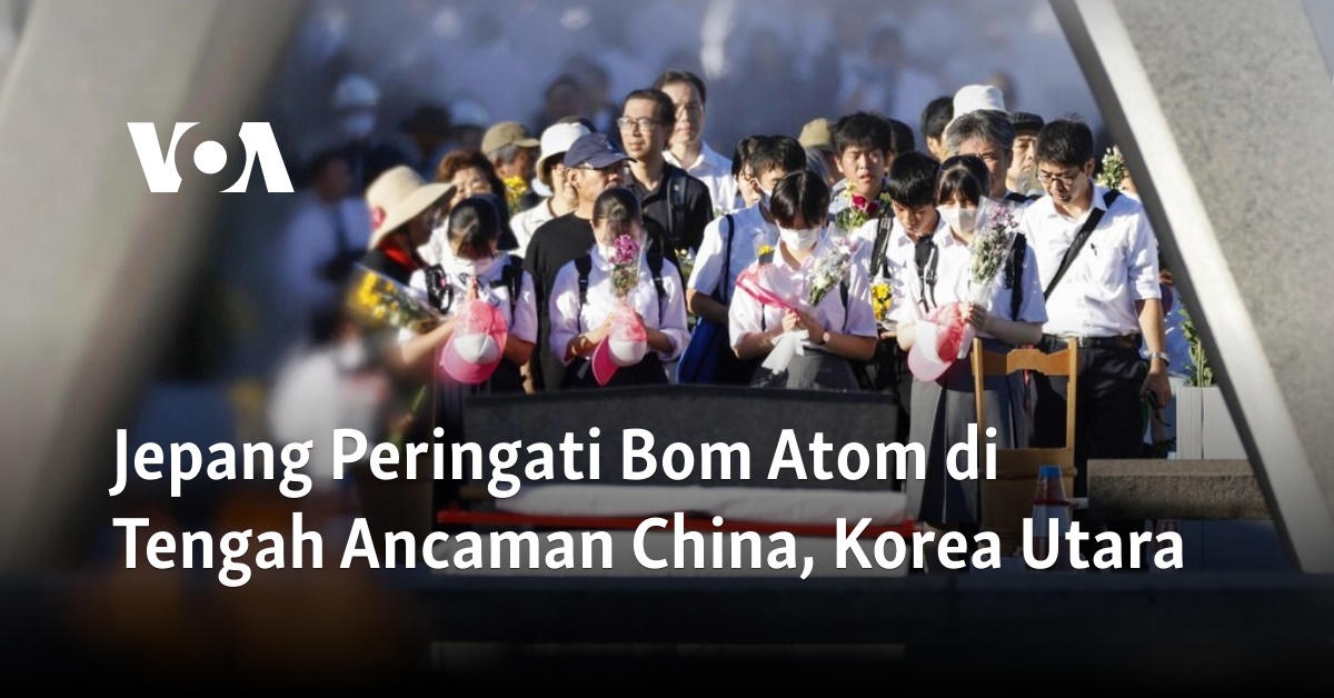 Jepang Peringati Bom Atom di Tengah Ancaman China, Korea Utara