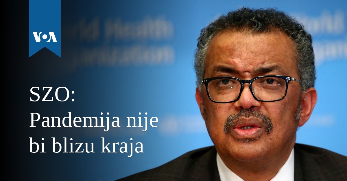 SZO: Pandemija nije bi blizu kraja