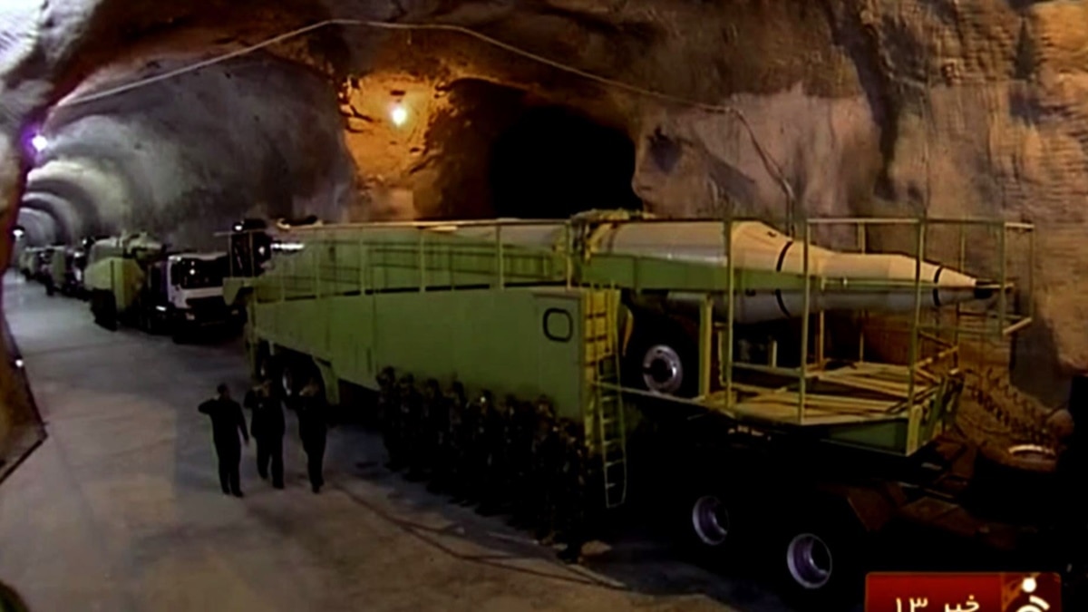 Iran Broadcasts Footage of Underground Missile Base