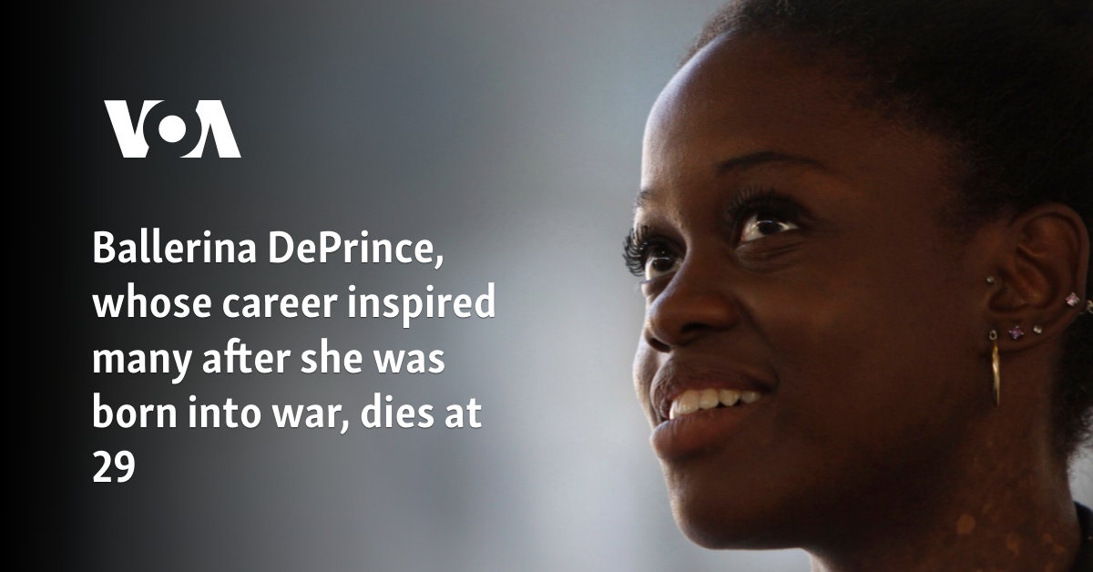 Ballerina DePrince, whose career inspired many after she was born into ...